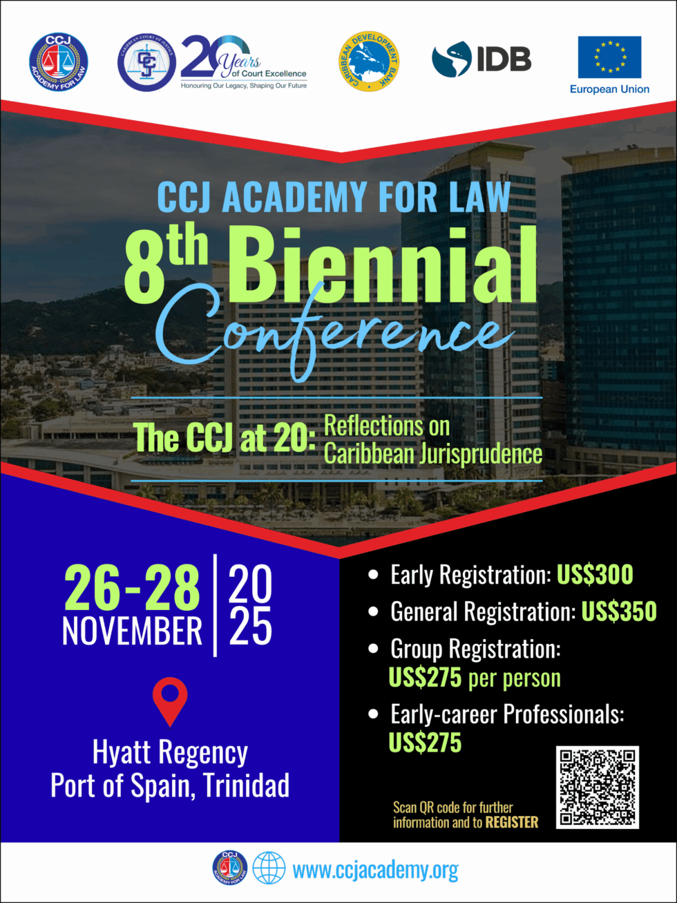 The CCJ Academy for Law 8th Biennial Conference Registration Webage ...